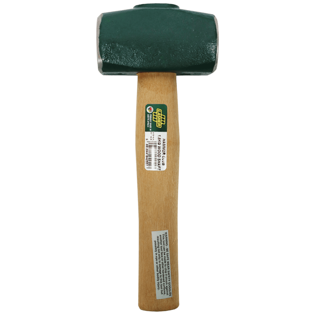 Lasher Hammer Club Wooden Shaft - 1.1Kg - Build Africa