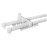 Rufflette 4.5 Metres Super-C Double Rail - Steel Pp - Build Africa